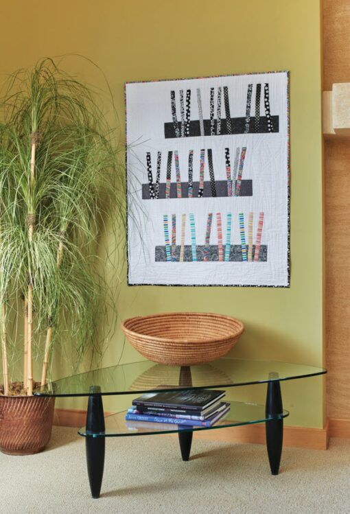 Polka Dot Pine Forest Wall Hanging | Quilting Daily